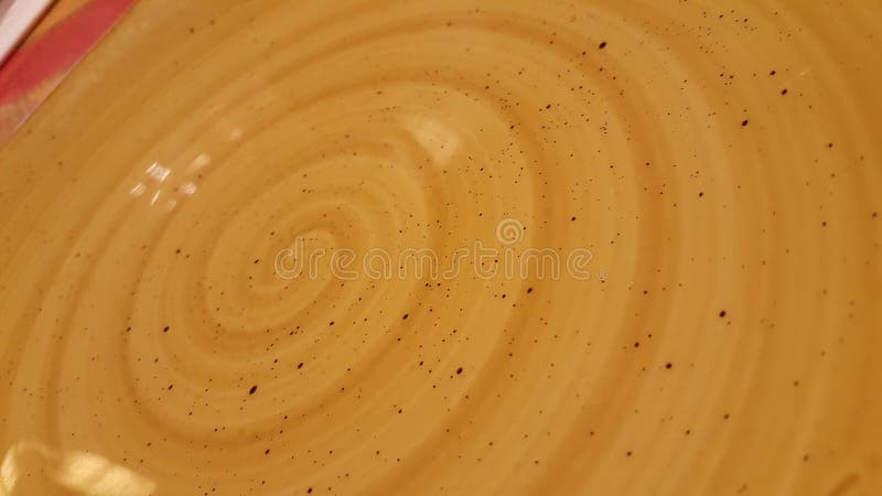 Brown Spiralling Glazed Clay Design Stock Image - Image of spiralling ...