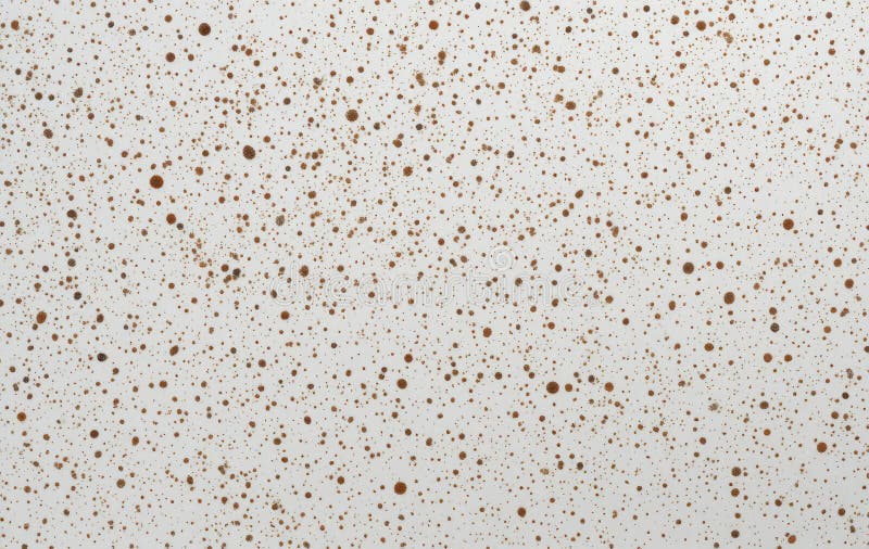 Brown Spots Pattern on White Background Scattered Randomly Texture ...