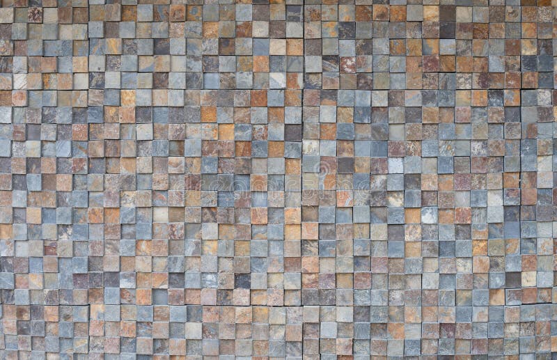 Brown Square Ceramic Tiles Pattern Stock Image - Image of square ...