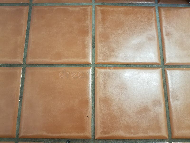 Tan and Brown Square Bathroom Tiles or Floor Stock Image - Image of ...