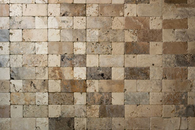 Brown square shape bricks stock image. Image of sandstone - 273616689