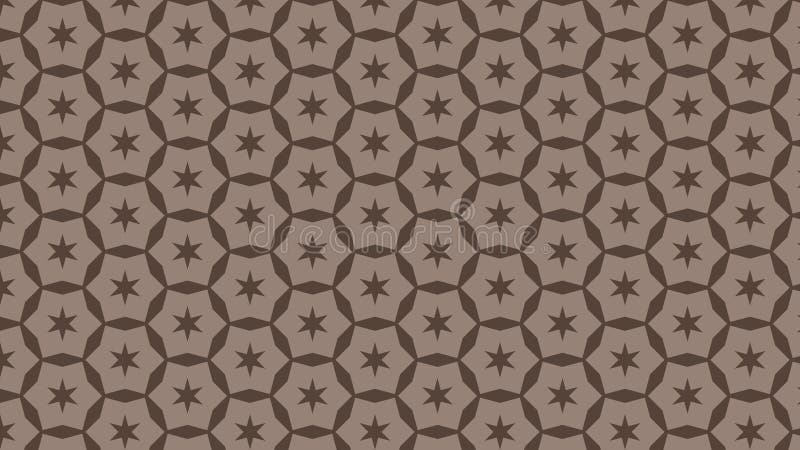 Brown Star Background Pattern Design Stock Vector - Illustration of ...