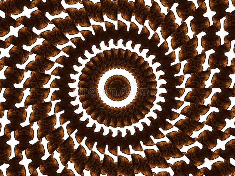 Brown Star with Rough Texture, Abstract Drawing of Brown Lines ...