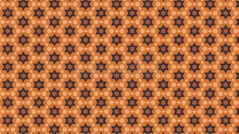 Brown Stars Pattern Background Vector Illustration Stock Illustration ...