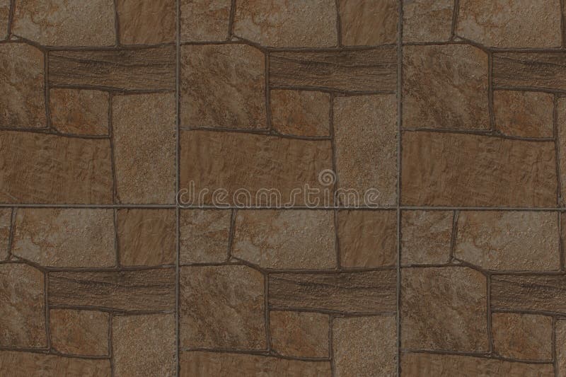 Brown Stone Floor Tile Abstract Pattern Surface Texture Background ...