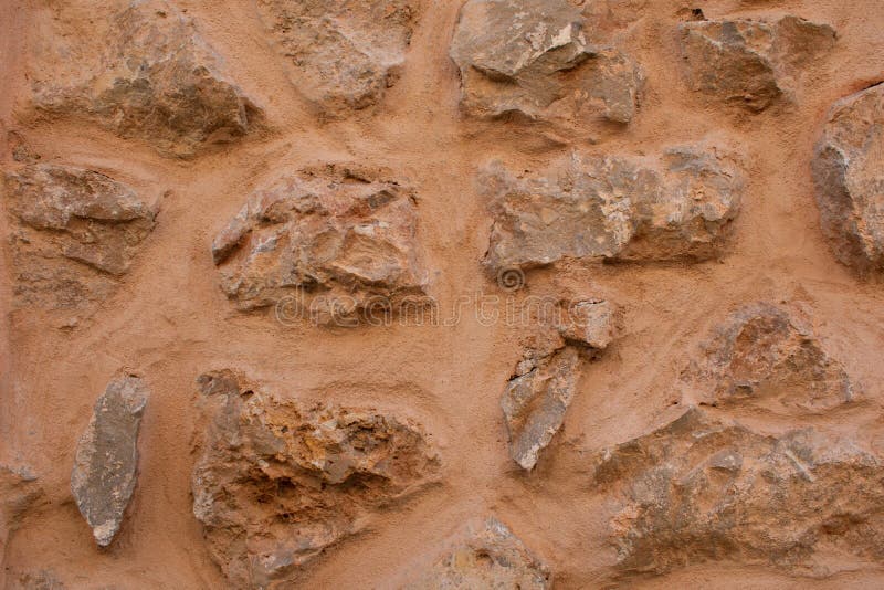 Brown Stone Texture, with Clay Finish Stock Photo - Image of villan ...