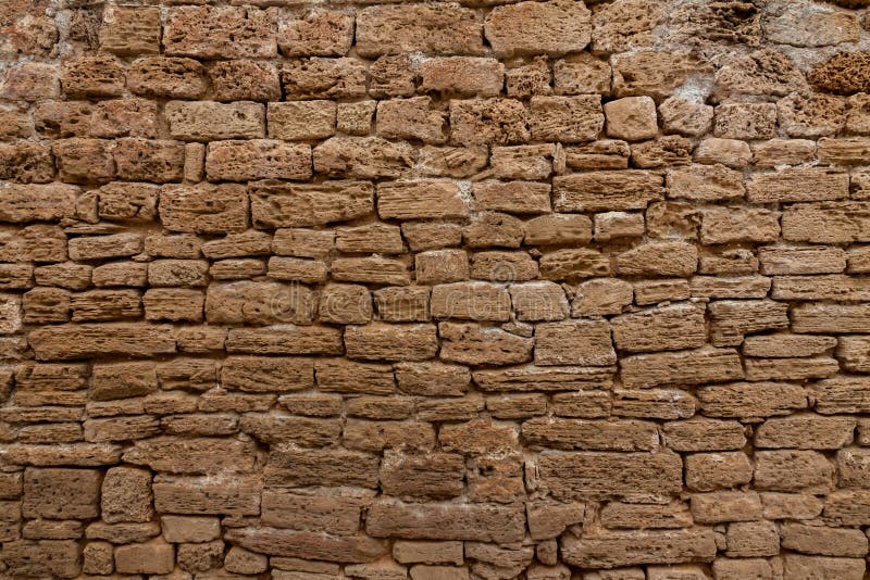 Brown Stone wall stock image. Image of brown, moss, design - 146294093