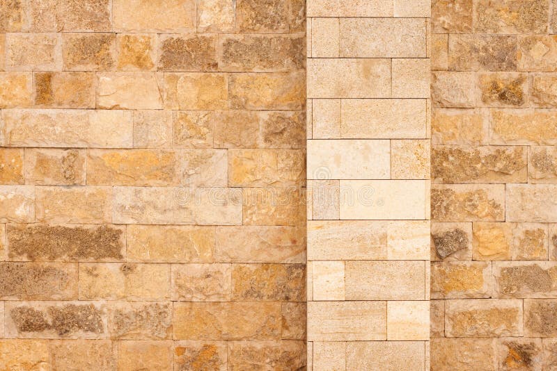 Brown stone wall stock image. Image of structure, stone - 35795517