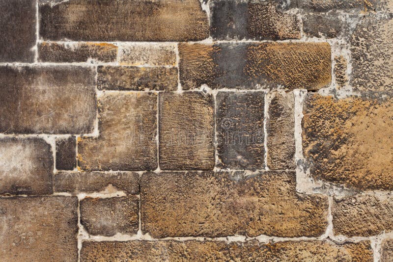 Brown Stone Wall stock image. Image of built, architecture - 30594515