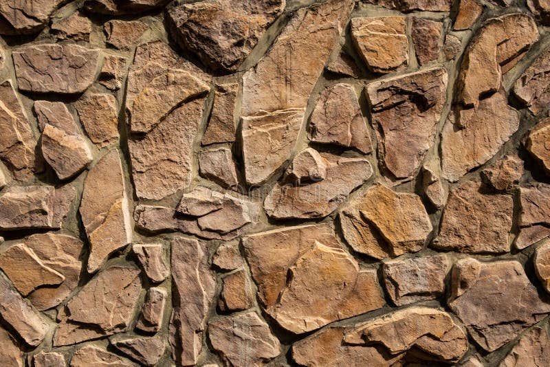Brown stone wall stock photo. Image of antique, interior - 182661934