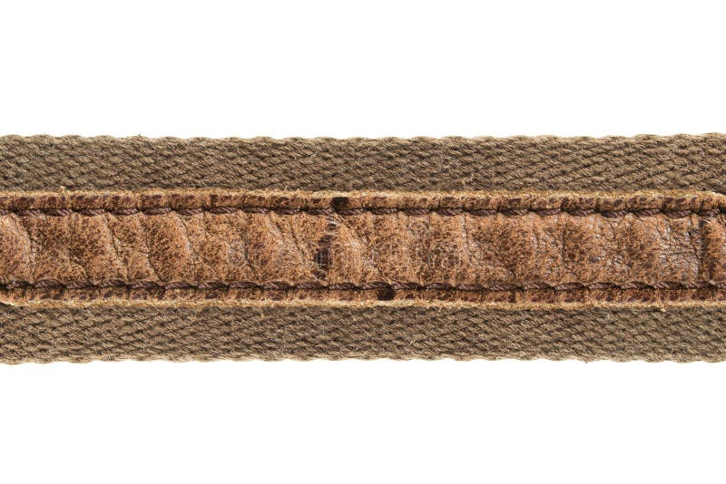 Brown strap isolated stock image. Image of decorative - 236936557