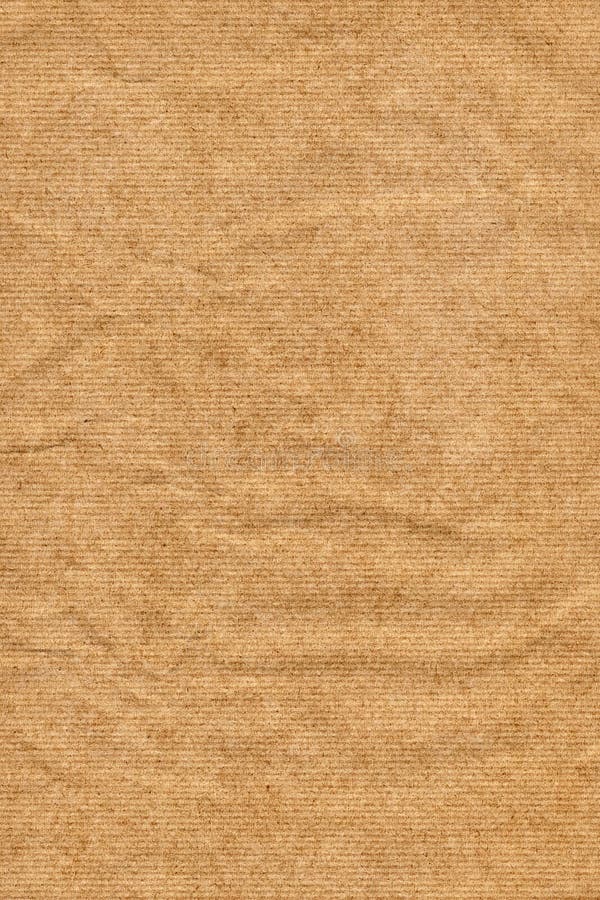 Brown Striped Recycle Kraft Paper Coarse Grain Crumpled Grunge Texture ...