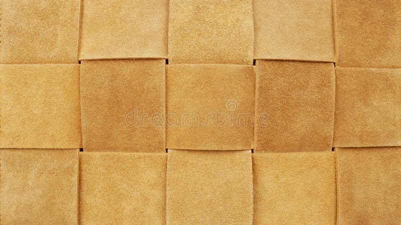 Brown Suede Square Pattern Background. Closeup Vintage Texture Stock ...