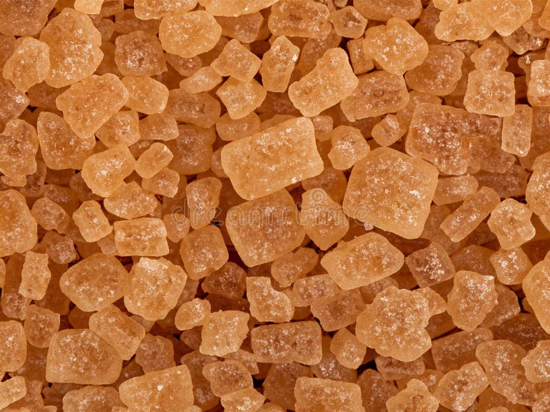 Brown Sugar Cubes As Texture Stock Photo - Image of confectionery ...