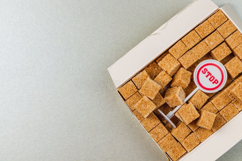 Brown Sugar Cubes Box Stop Sign Display Stock Photos - Free & Royalty ...