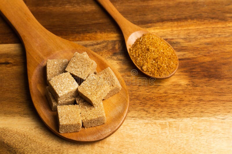 Brown Sugar Cubes on a Wooden Spoon Stock Image - Image of crystal ... Brown Sugar Cubes on a Wooden Spoon Stock Image - Image of crystal ...