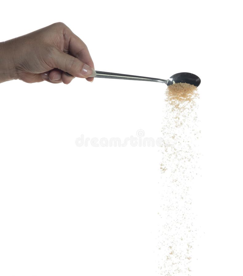 Brown Sugar Fall, Brown Grain Sugar Pouring Down Abstract Cloud Fly ...