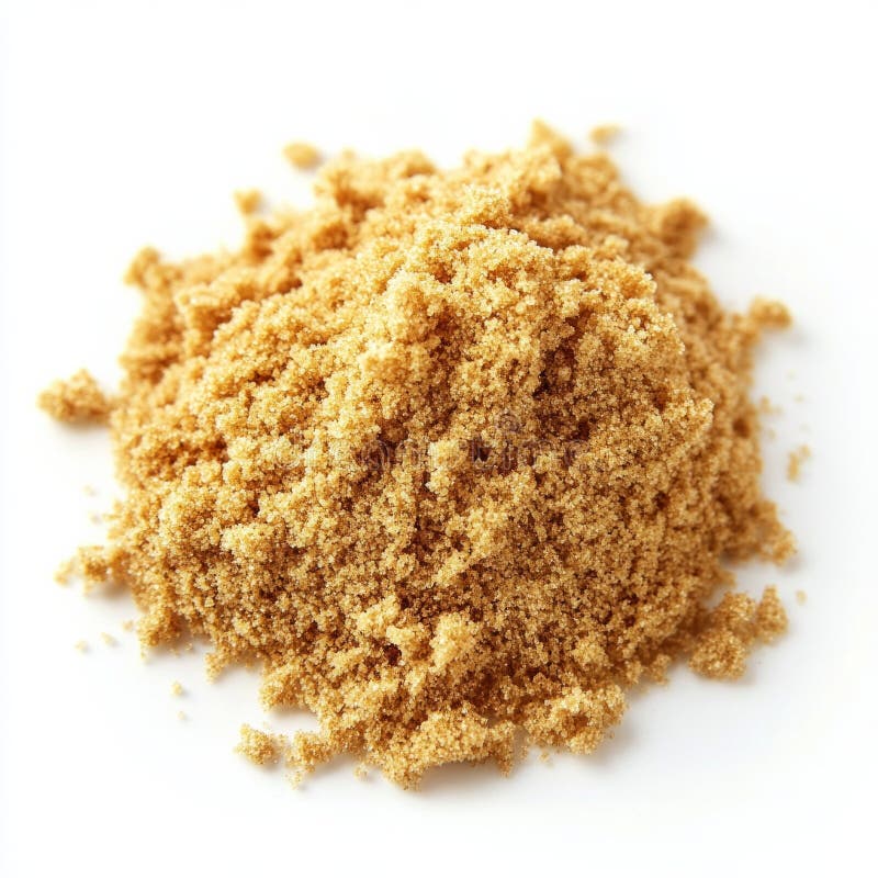 Pile Brown Sugar White Background Culinary Use Stock Photos - Free ...