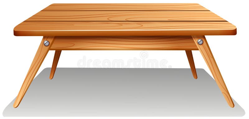 A brown table stock vector. Illustration of template - 44449268