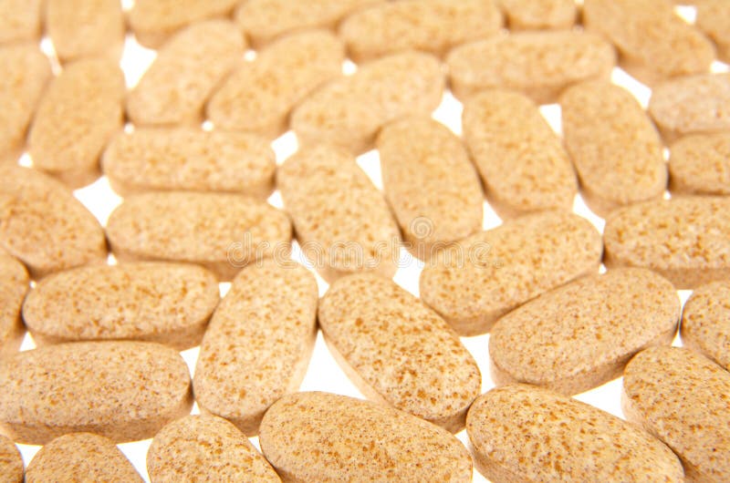 Brown tablets stock photo. Image of tablet, doctor, pill - 32291194