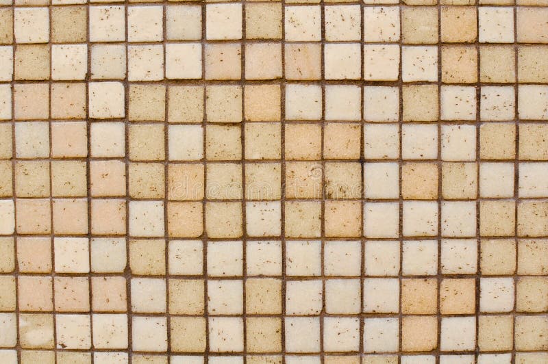 Brown Tan Mosaic Tile Background Stock Photo - Image of small, colorful ...
