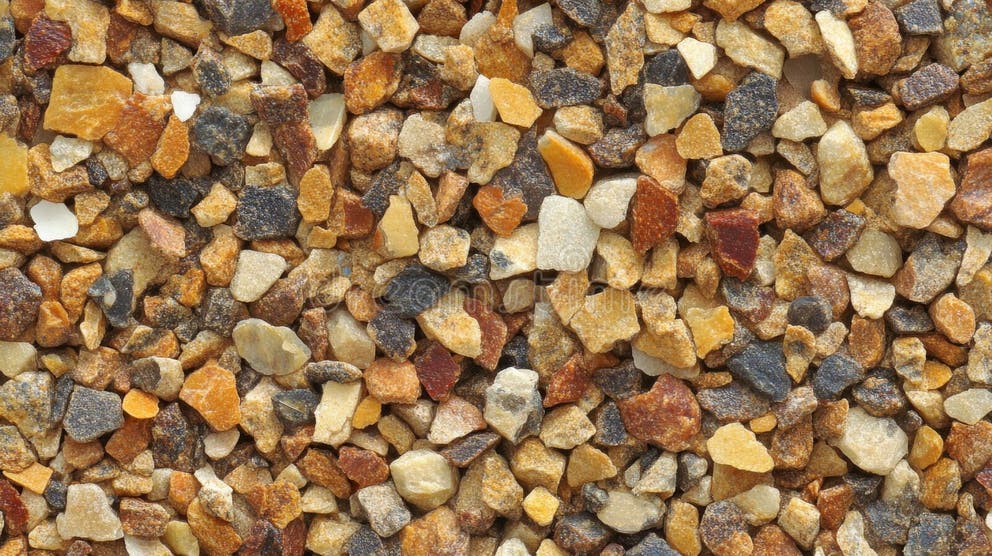 Brown and Tan Stone Gravel Aggregate Texture Stock Illustration ...