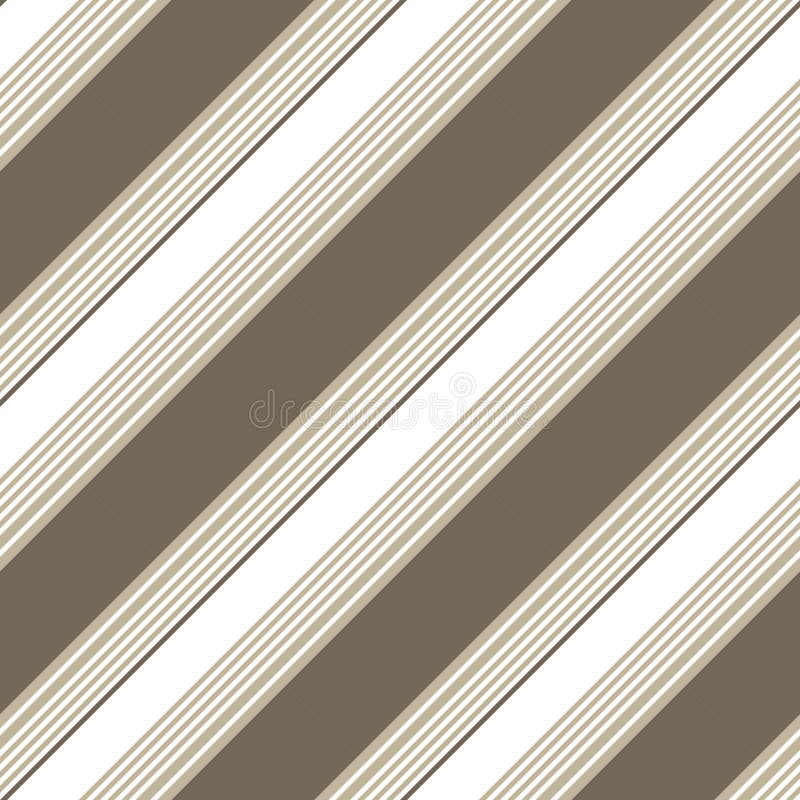 Brown Taupe Diagonal Striped Seamless Pattern Background Stock Vector ...