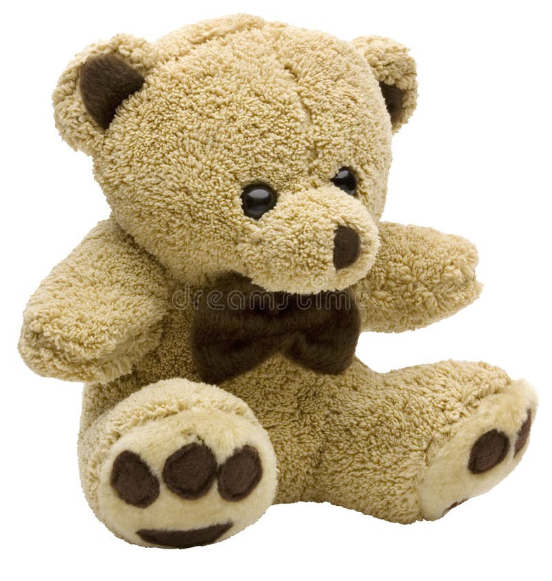 Brown Teddy Bear stock photo. Image of cloth, play, soft - 3436102