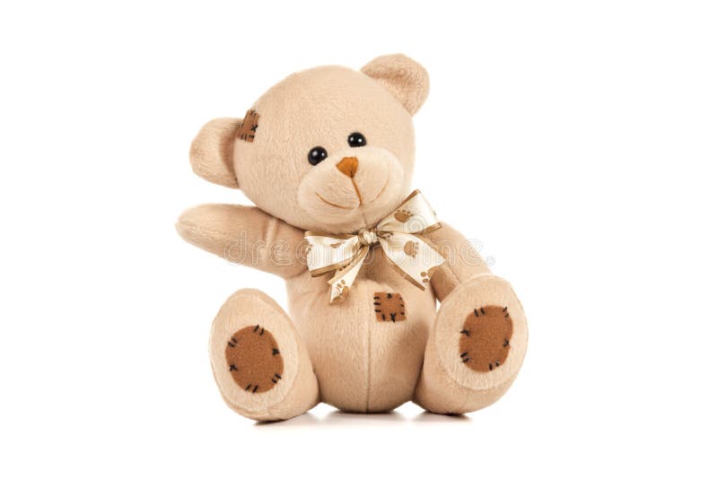 Teddy Bear holding mouth stock photo. Image of cute, gift - 27065902
