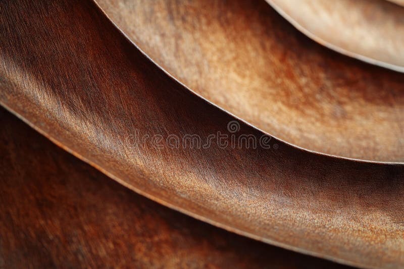 A Brown Textured Surface with a Smooth, Satin Finish, Highlighted by ...