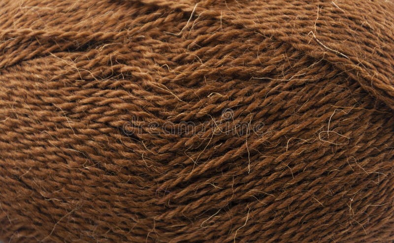 Brown threads for knitting stock photo. Image of cotton - 93082334