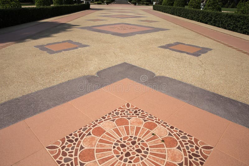Brown tile floor pattern stock image. Image of architecture - 107293551