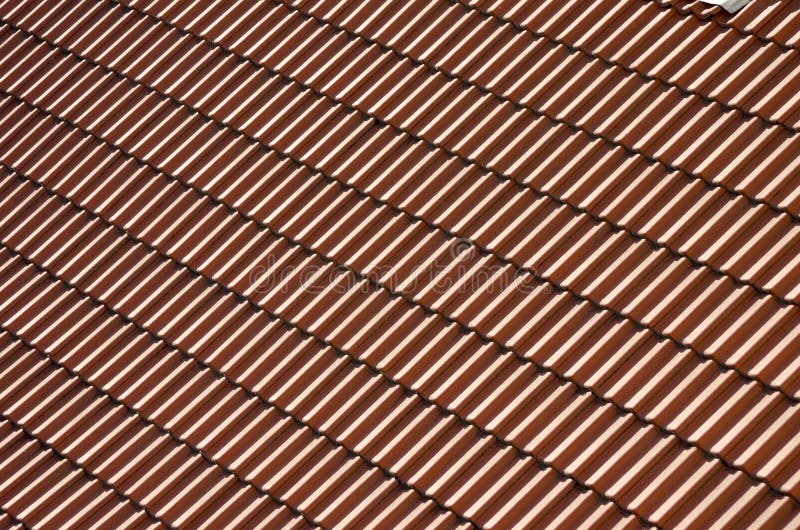 Brown Tile Roof Texture Background Stock Photo - Image of pattern ...
