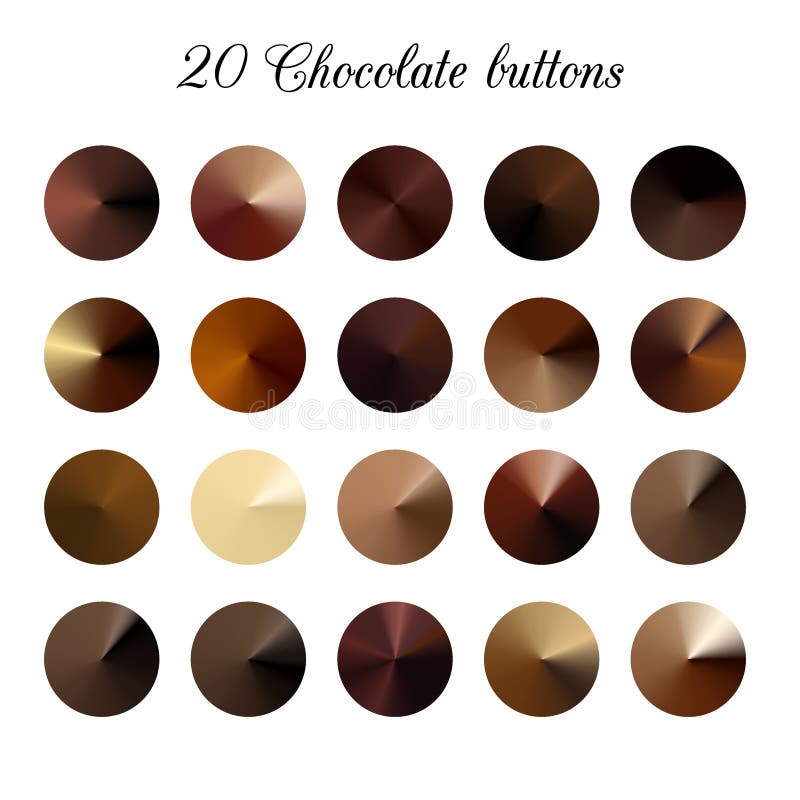 Brown Tone Color Shade Background, Chocolate Gradient Swatches Stock ...