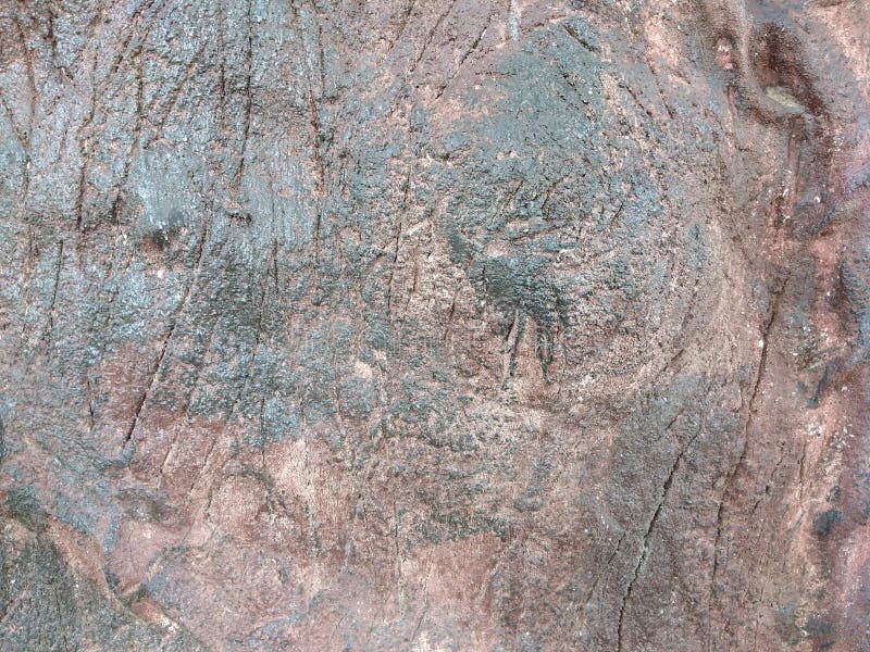 A Brown Tone Rock Wall Surface Stock Image - Image of brown, rock ...