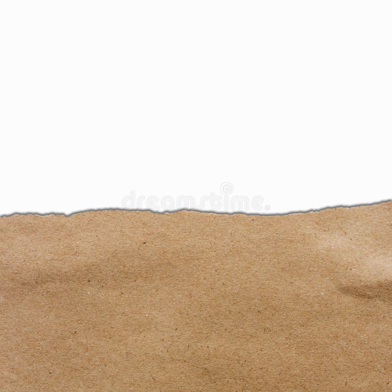 Brown Torn Paper with Copyspace Stock Image - Image of backdrop, paper ...