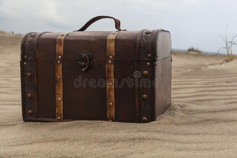 Treasure Chest Buried Sand Photos - Free & Royalty-Free Stock Photos ...