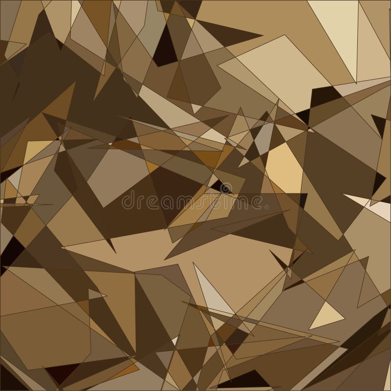 Brown Triangle Abstract Background Stock Vector - Illustration of ...