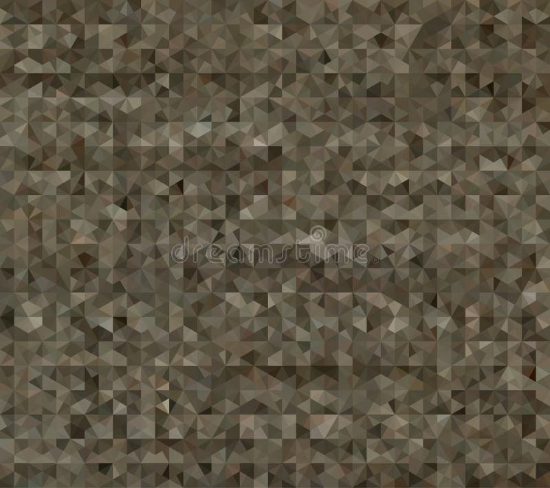 Brown Triangle Abstract Background Stock Vector - Illustration of colorful, mosaic: 87579181