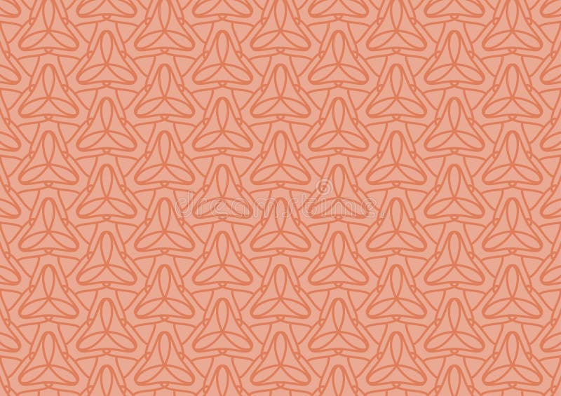 Brown Triangle Pattern Art Line Soft Background Stock Illustration ...