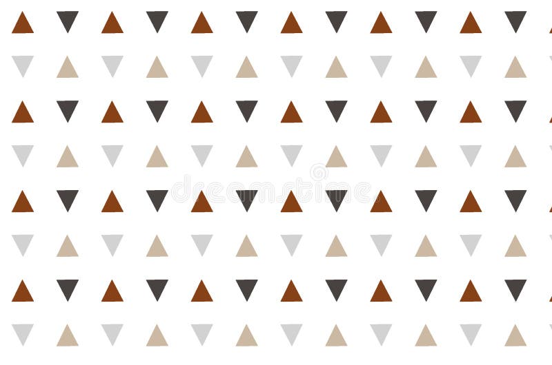 Brown triangles stock vector. Illustration of pure, color - 169206688