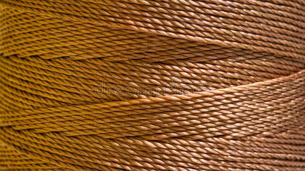 Brown Twisted Cord Texture Close Up Abstract Background Material Stock ...
