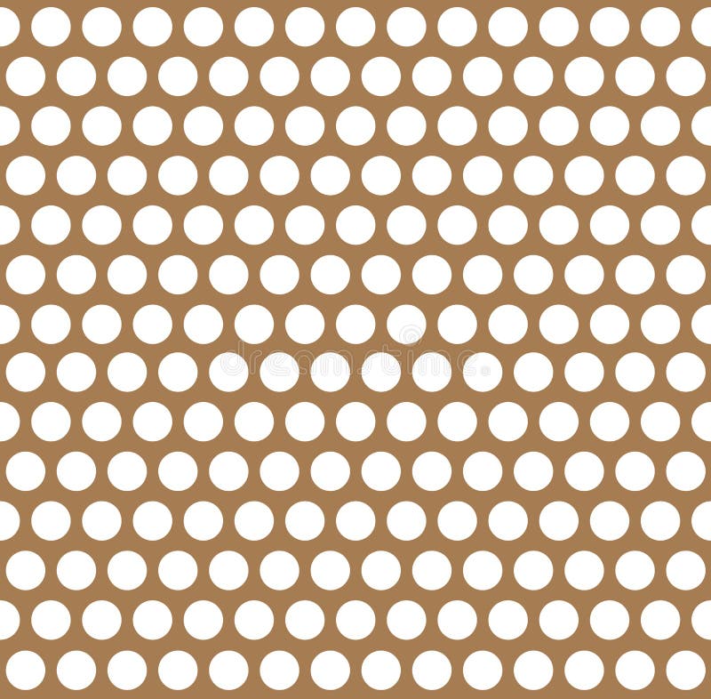Brown Uniform Polka Dot Pattern, Vector Illustration Stock Vector ...