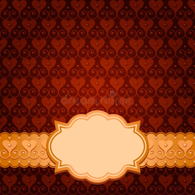 Brown vector card stock vector. Illustration of dark - 38928869