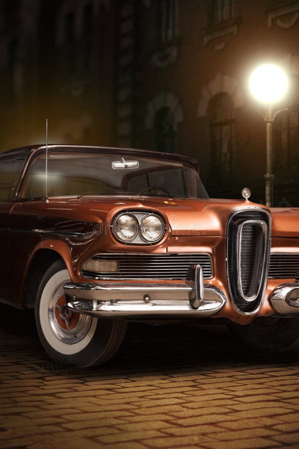 Brown vintage car stock image. Image of nostalgia, fashion - 85464413