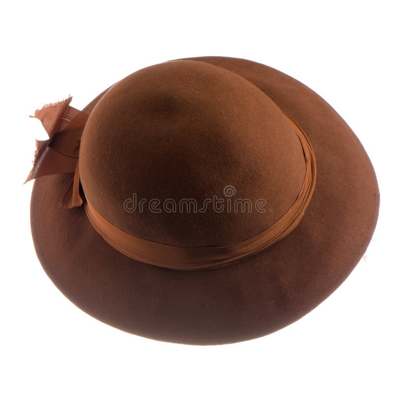 Brown vintage hat stock image. Image of style, stylish - 26582755