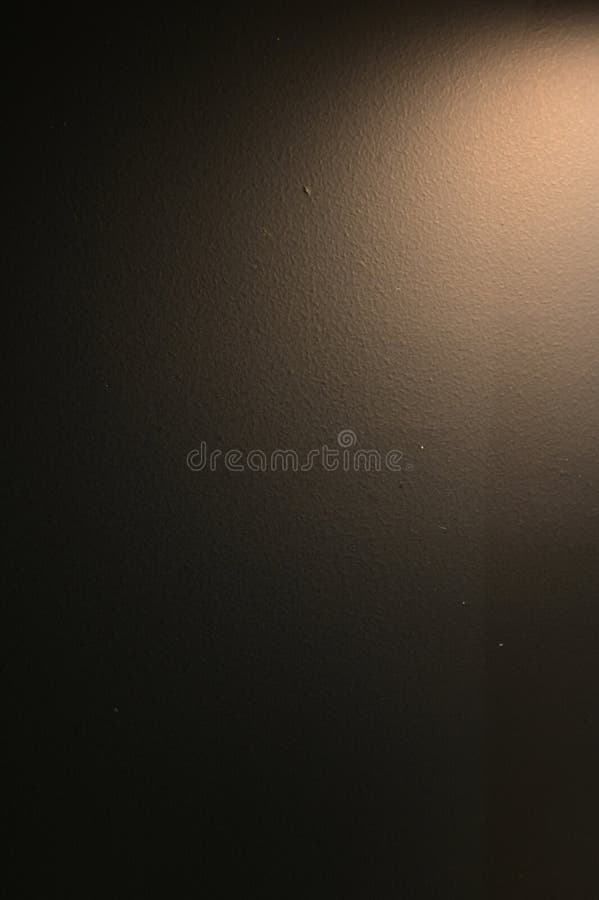 Close Up Brown Wall Background with Lights and Black Shadow Stock Image ...
