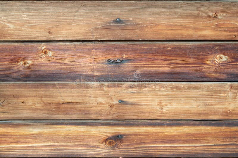 Brown Wall of Smooth Wooden Planks Stock Image - Image of fence, nature ...