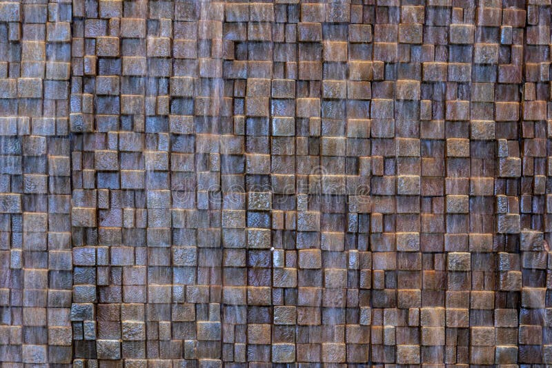 Brown Wall and Waterfall Wall Background Stock Photo - Image of pattern ...