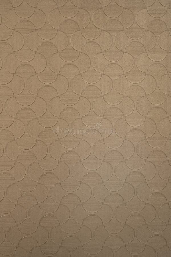 Brown Wallpaper with a Pattern in the Form of Fish Scales with a Golden ...
